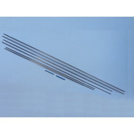 Stainless side trim - set
